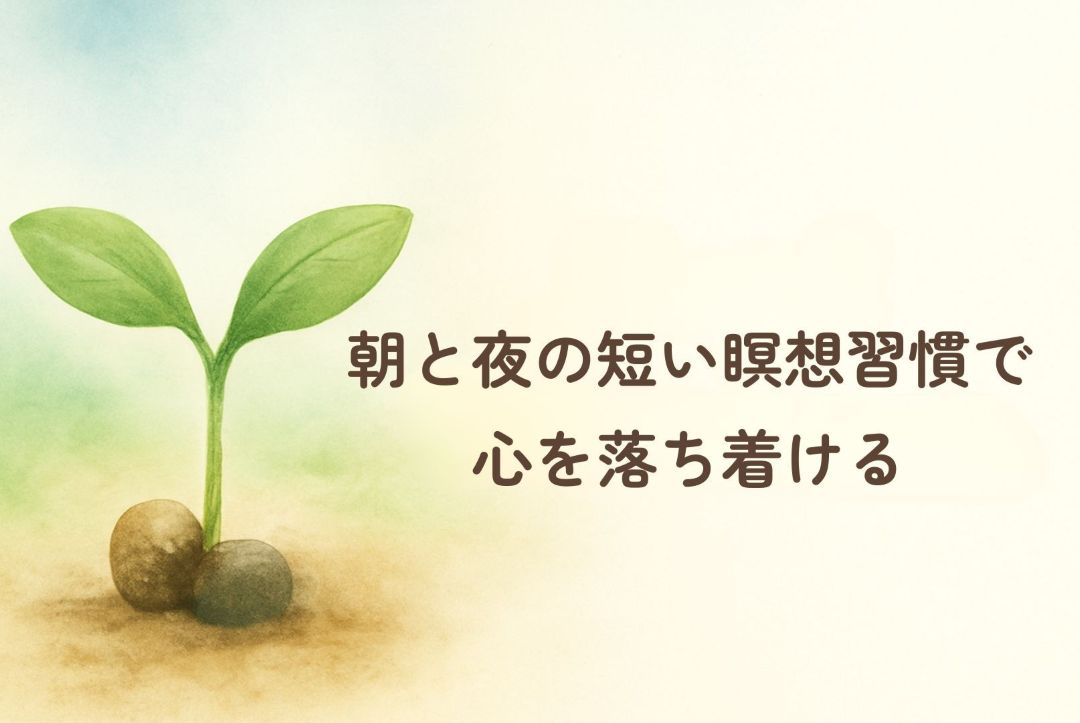 朝と夜の短い瞑想習慣で心を落ち着ける | 🌺“本当の自分”に出逢い、心を整えるセッション｜Aloha Communication Lab
